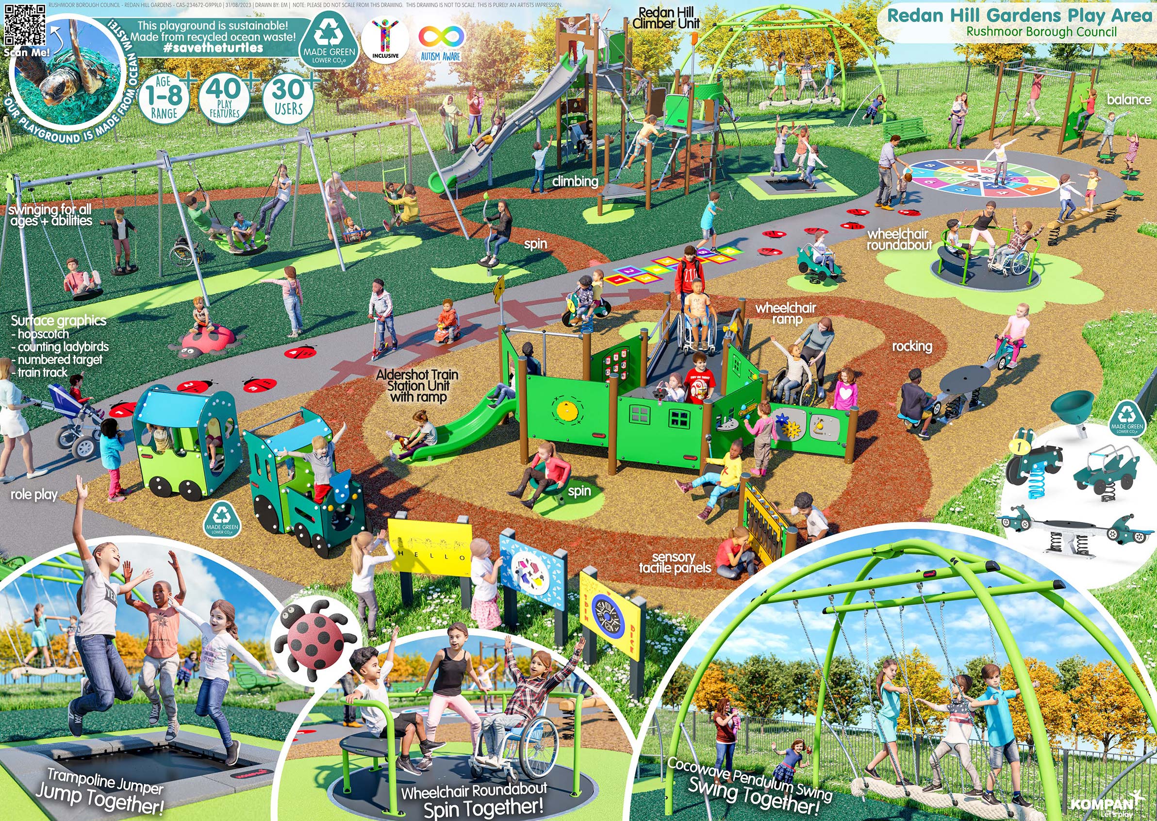 Redan Hill Gardens and play area - Rushmoor Borough Council