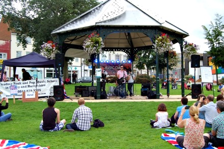 Aldershot's community bandstand - Rushmoor Borough Council